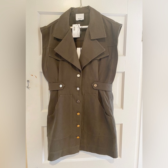 Acler | Dresses | Acler Cargo Dress Nwt Green Utility Dress | Poshmark